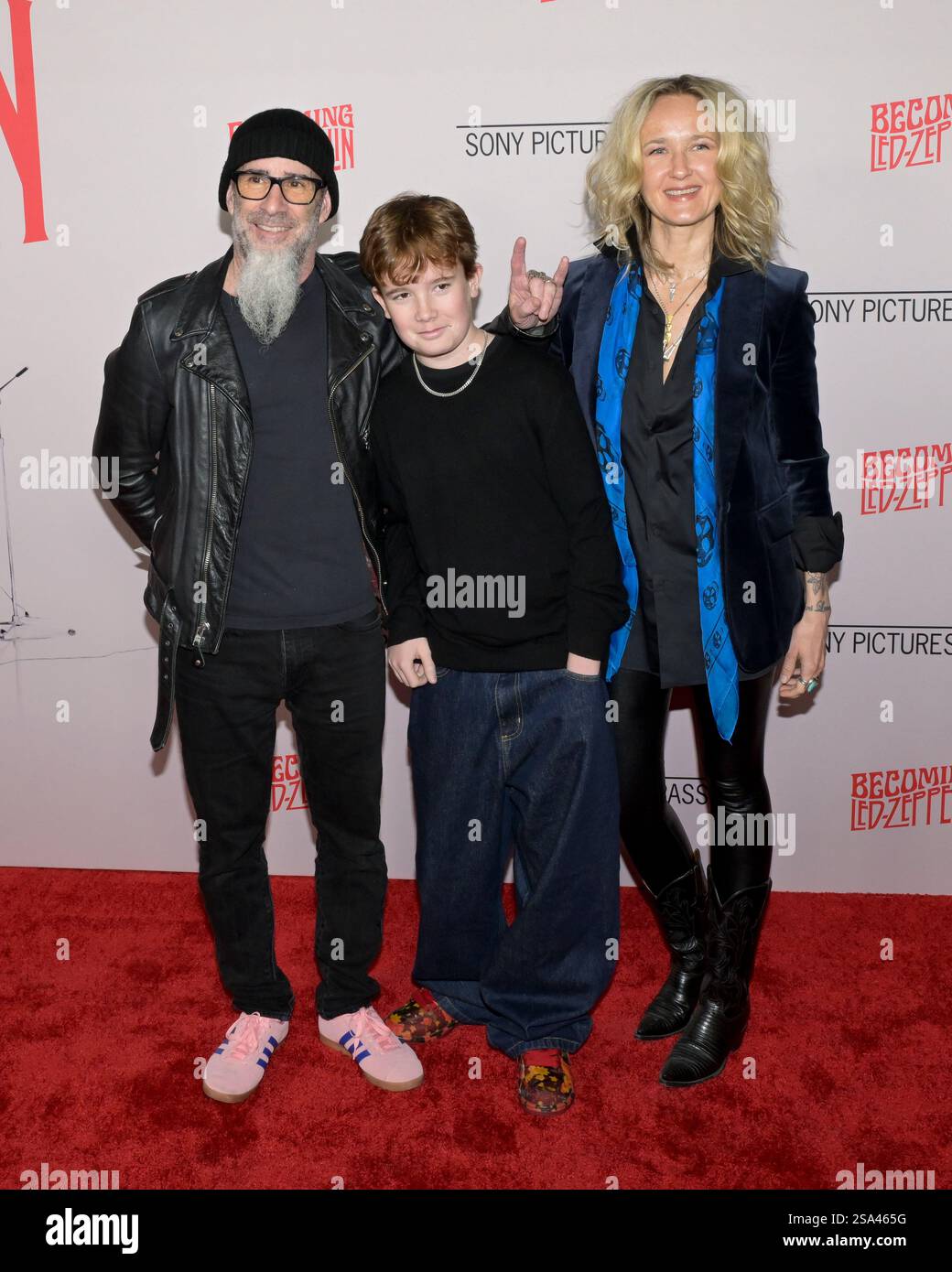 Hollywood, California, USA. 27th Jan, 2025. Scott Ian, Revel Young Ian ...