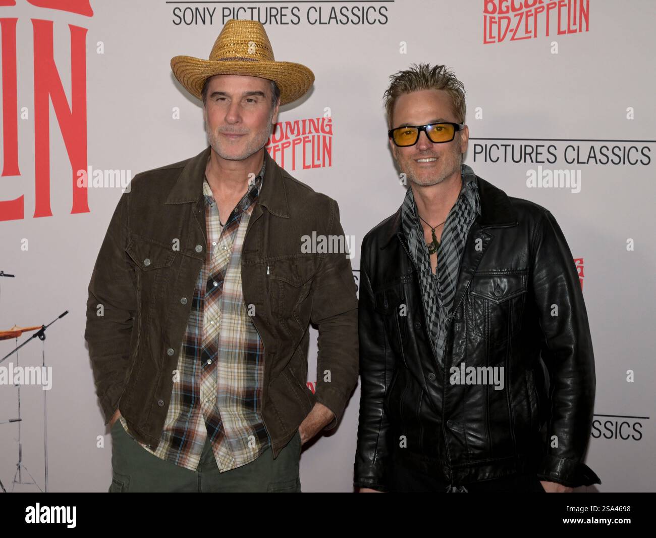 Hollywood, California, USA. 27th Jan, 2025. Robert DeLeo with Jeff Gutt ...