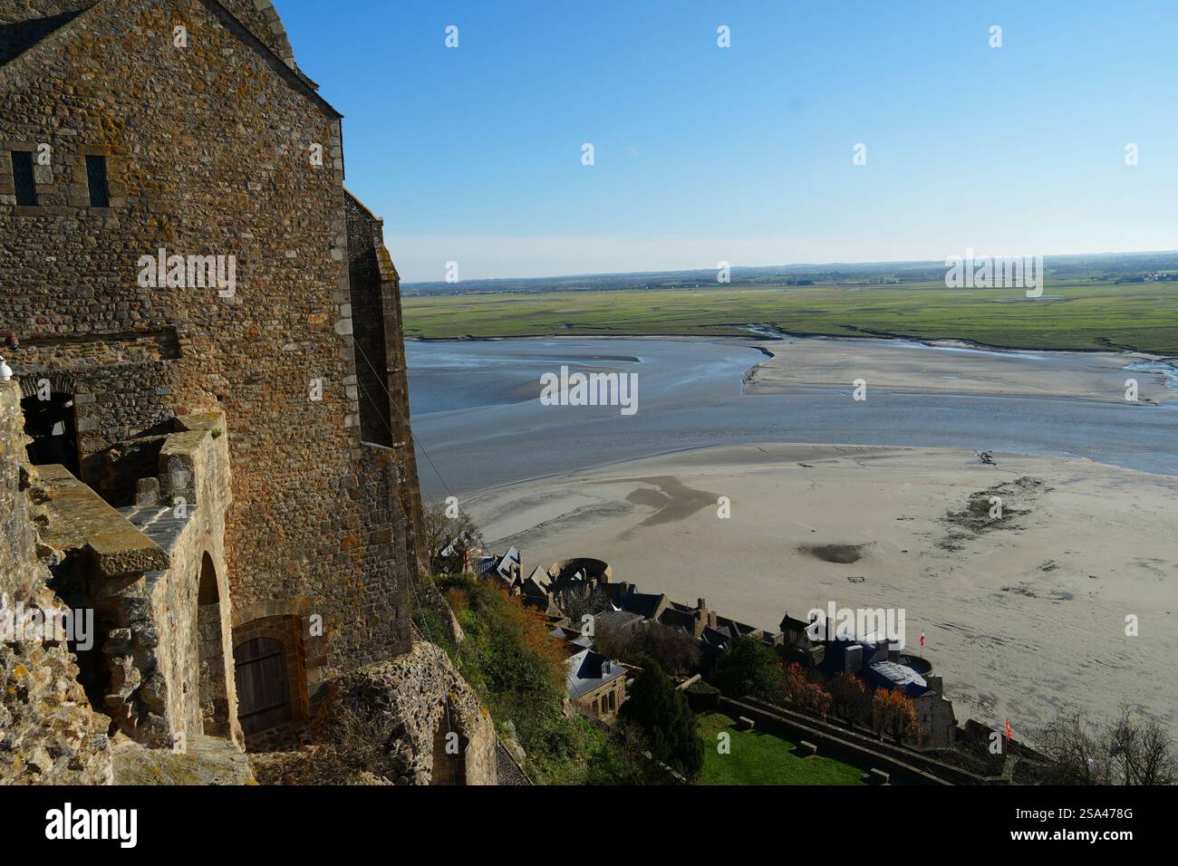 View from Mont Saint-Michel the second most popular destination for ...