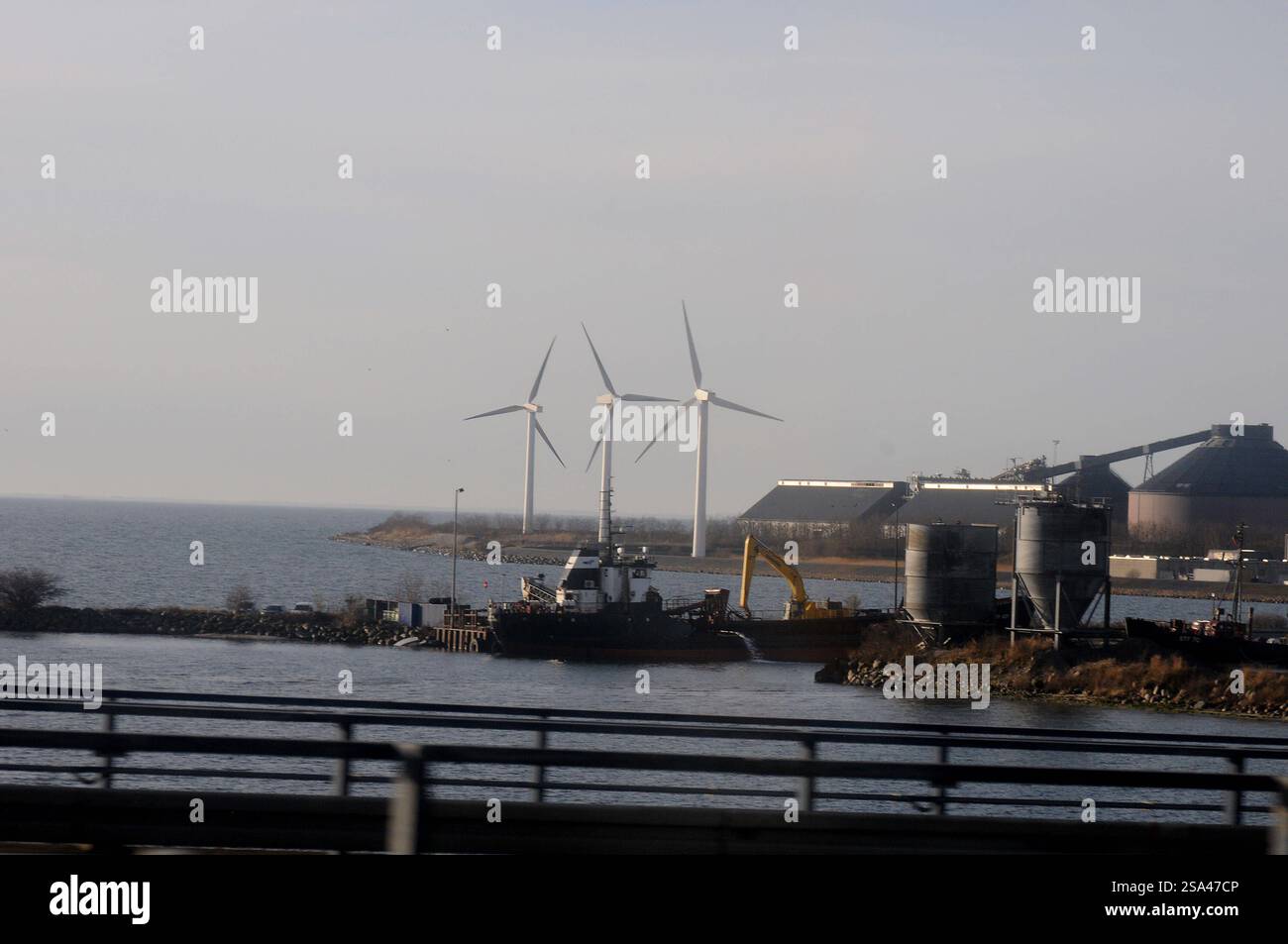 Copenhagen/ Denmark/28 january 2025/Wind turbine wind power engery view ...