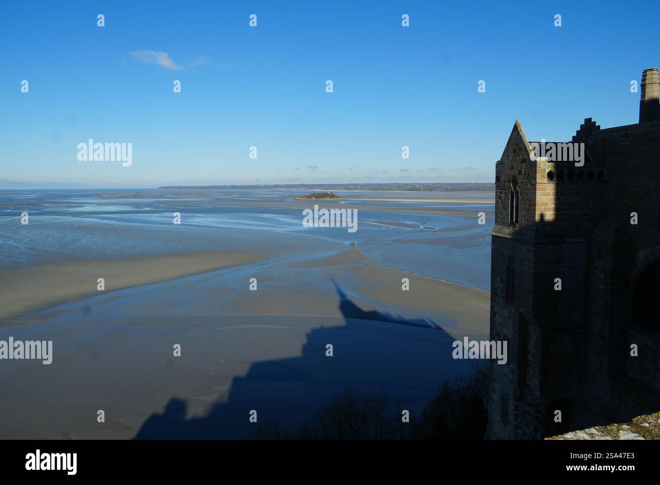 View from Mont Saint-Michel the second most popular destination for ...