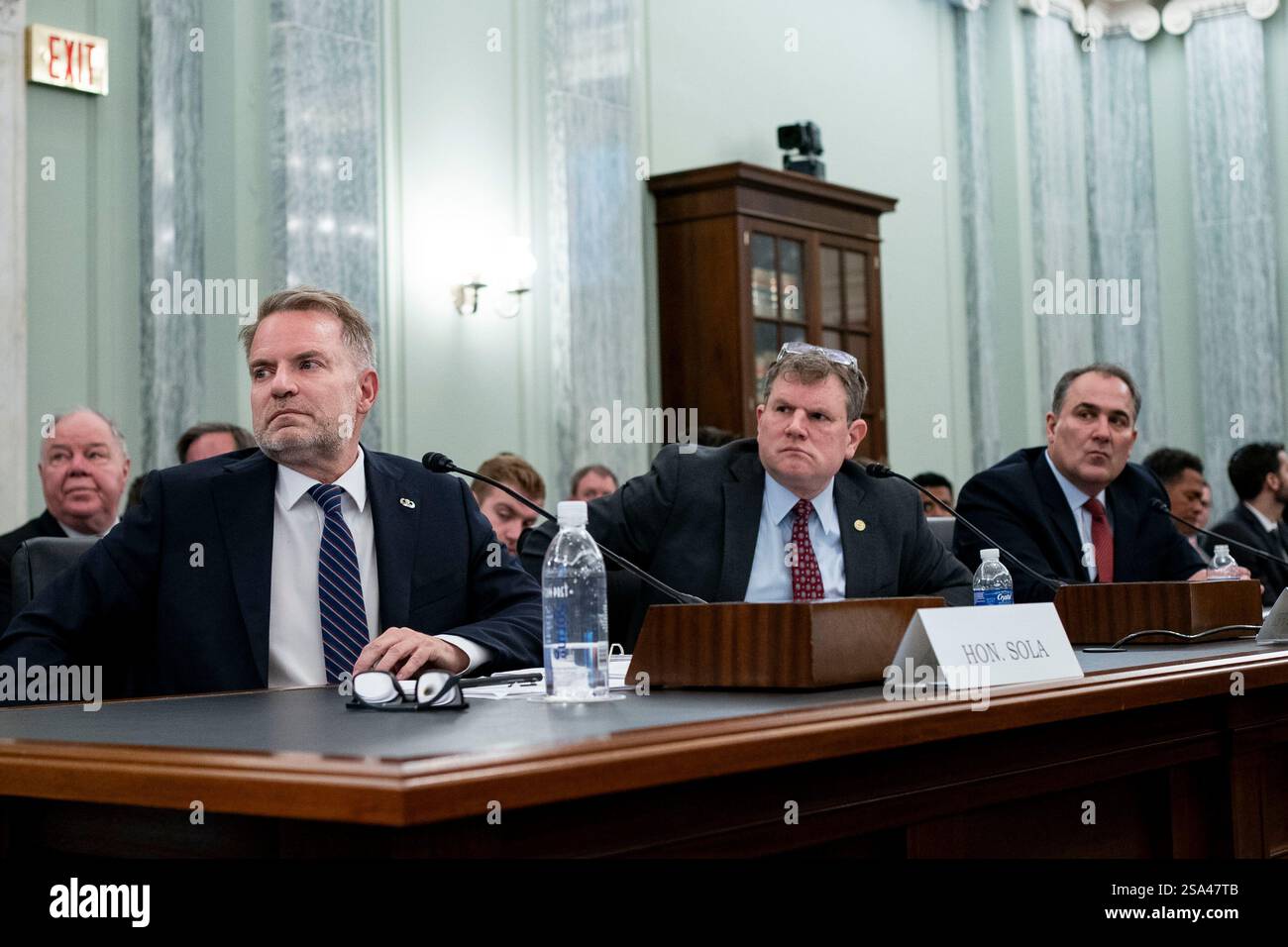 Washington, United States. 28th Jan, 2025. (L-R) Chairman of the ...
