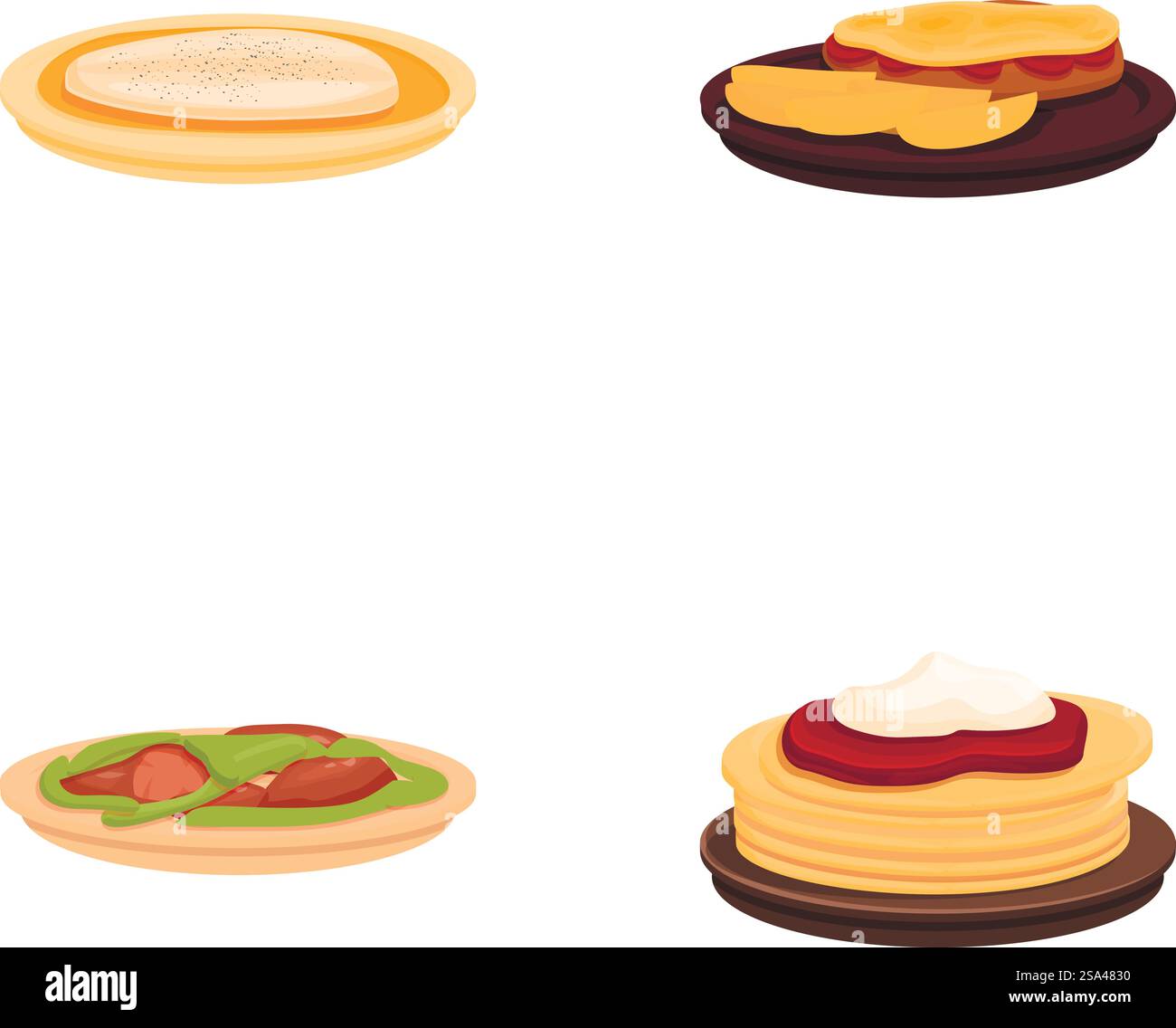 Australian food icons set cartoon vector. Various delicious australian ...