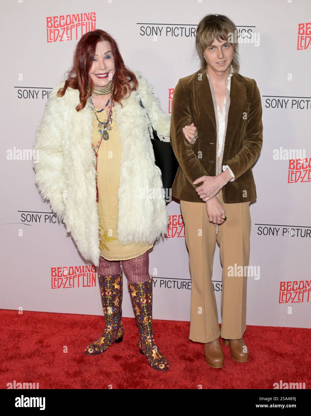 27 January 2025 - Hollywood, California - Pamela Des Barres and Lo ...