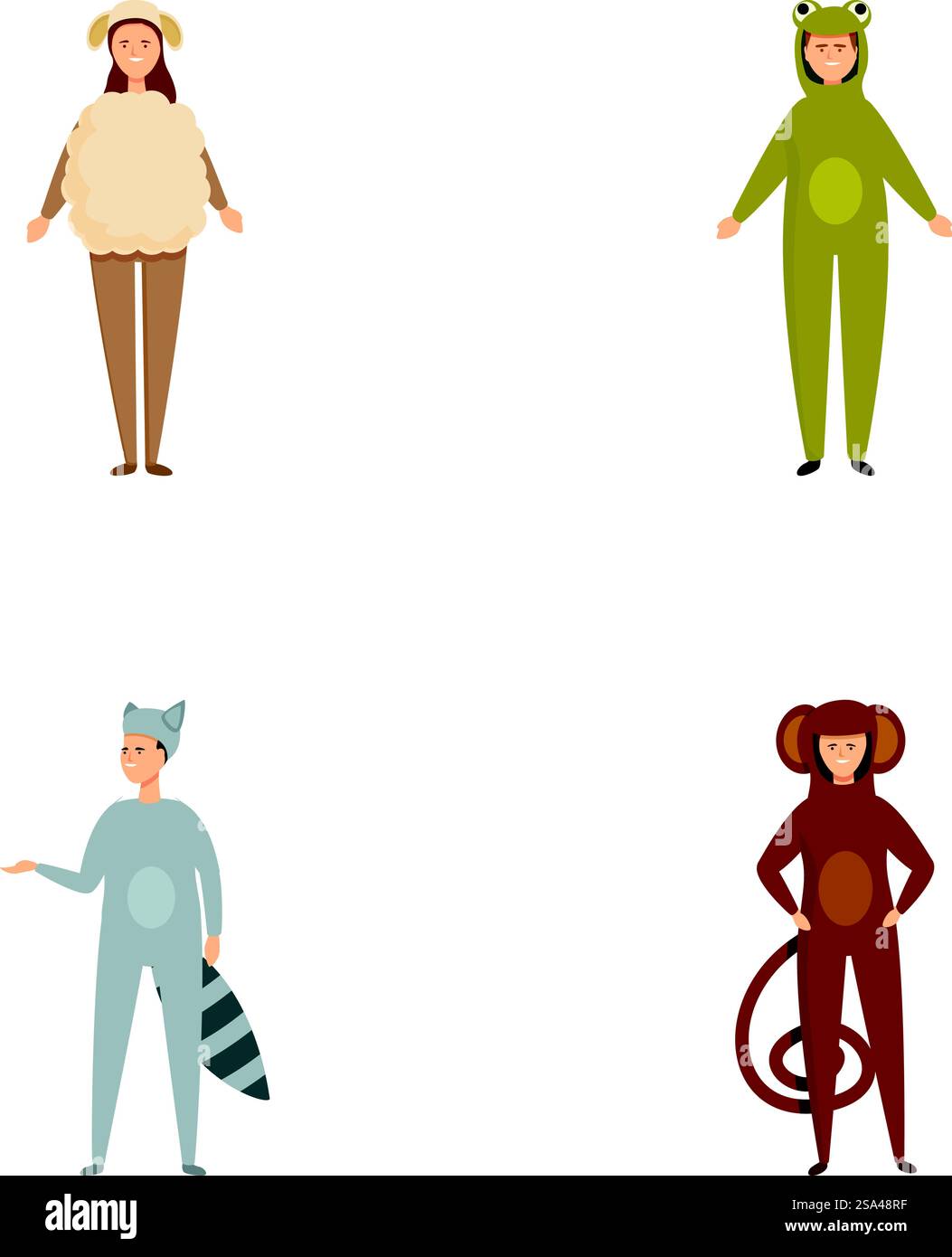 Cartoonstyle animal onesies hi-res stock photography and images - Alamy