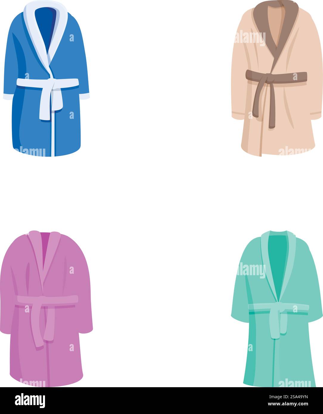 Bathrobe set personal hygiene hi-res stock photography and images - Alamy