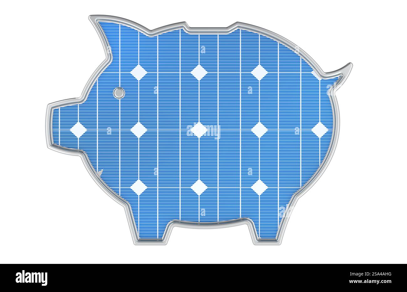 Solar panel farm on Cut Out Stock Images & Pictures - Alamy