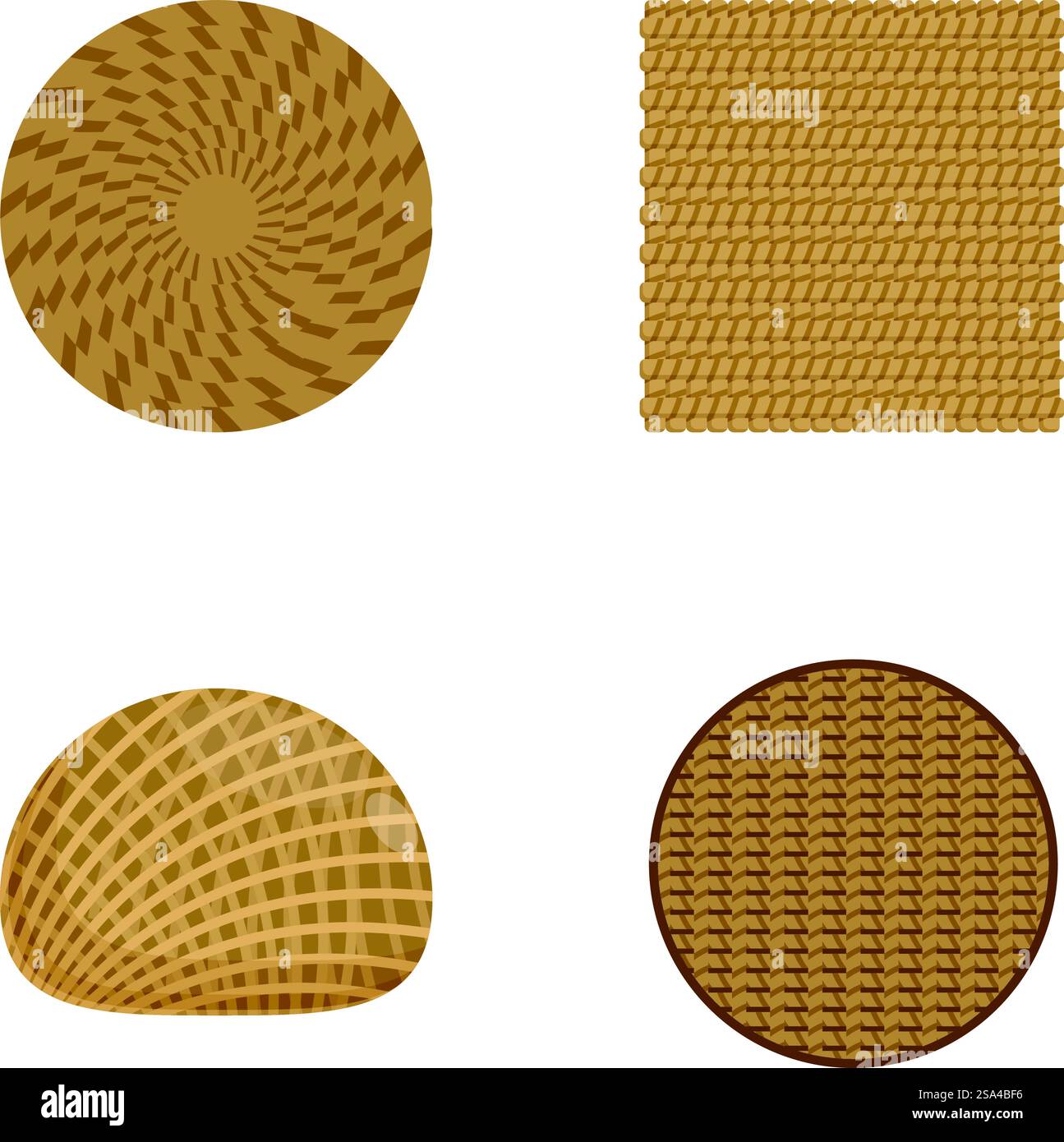 Different woven patterns Stock Vector Images - Alamy