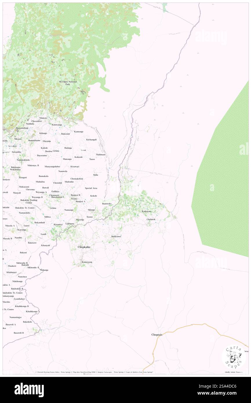 Lama, KE, Kenya, Bungoma, N 0 52' 0'', N 34 27' 0'', map, Cartascapes ...