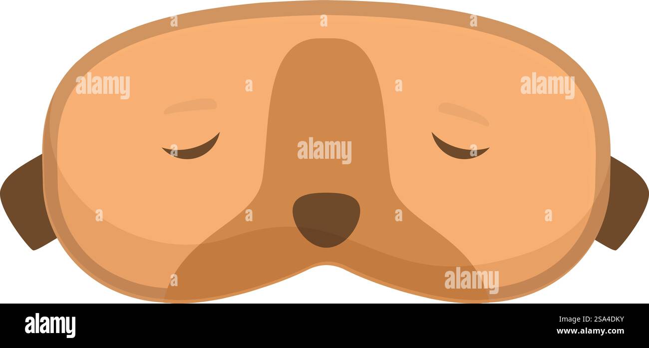 Funny sleep mask with dog face design hi-res stock photography and ...