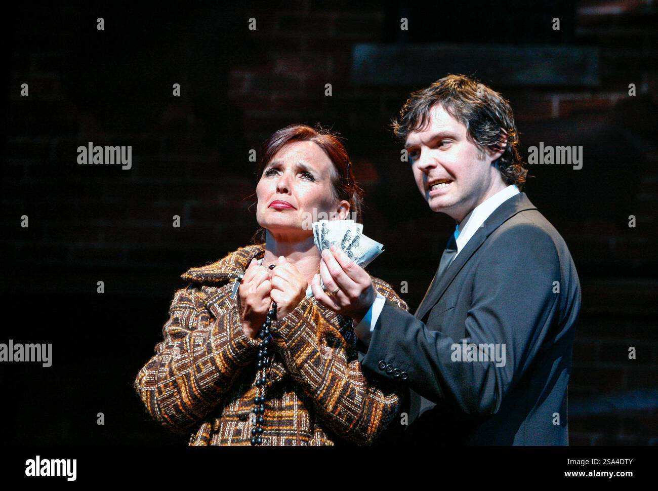 Maureen Nolan (Mrs Johnstone), Philip Stewart (Narrator) in BLOOD ...