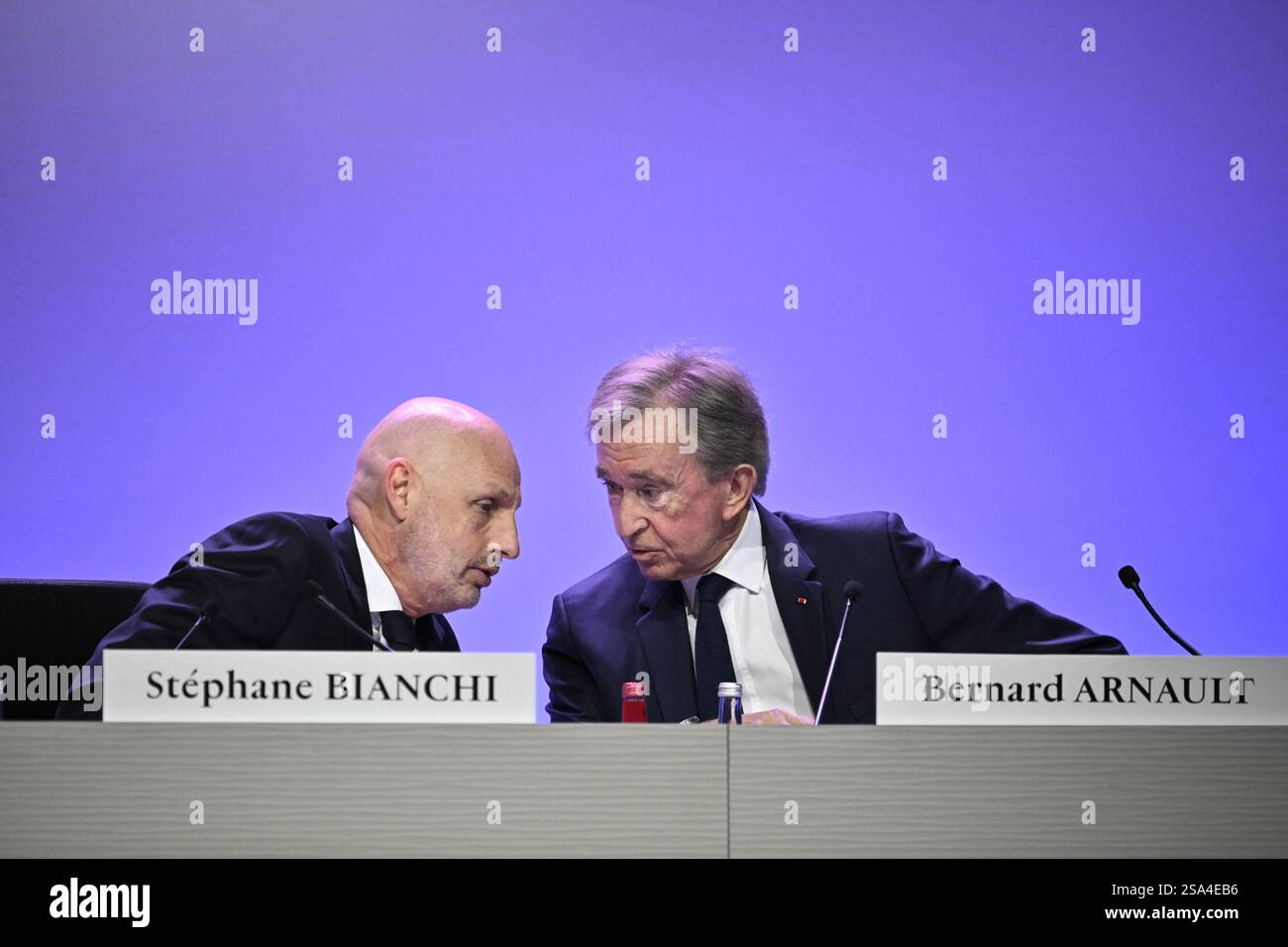 Paris, France. 28th Jan, 2025. LVMH Deputy General Director Stephane ...