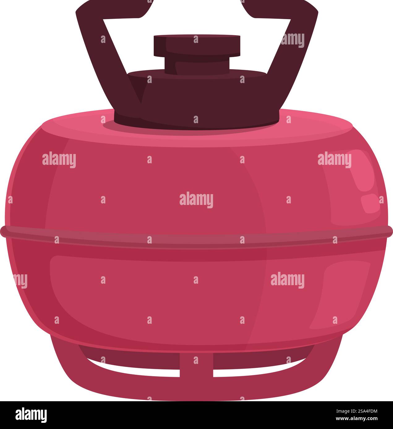 Pink portable gas stove with a burner for camping, hiking or any ...