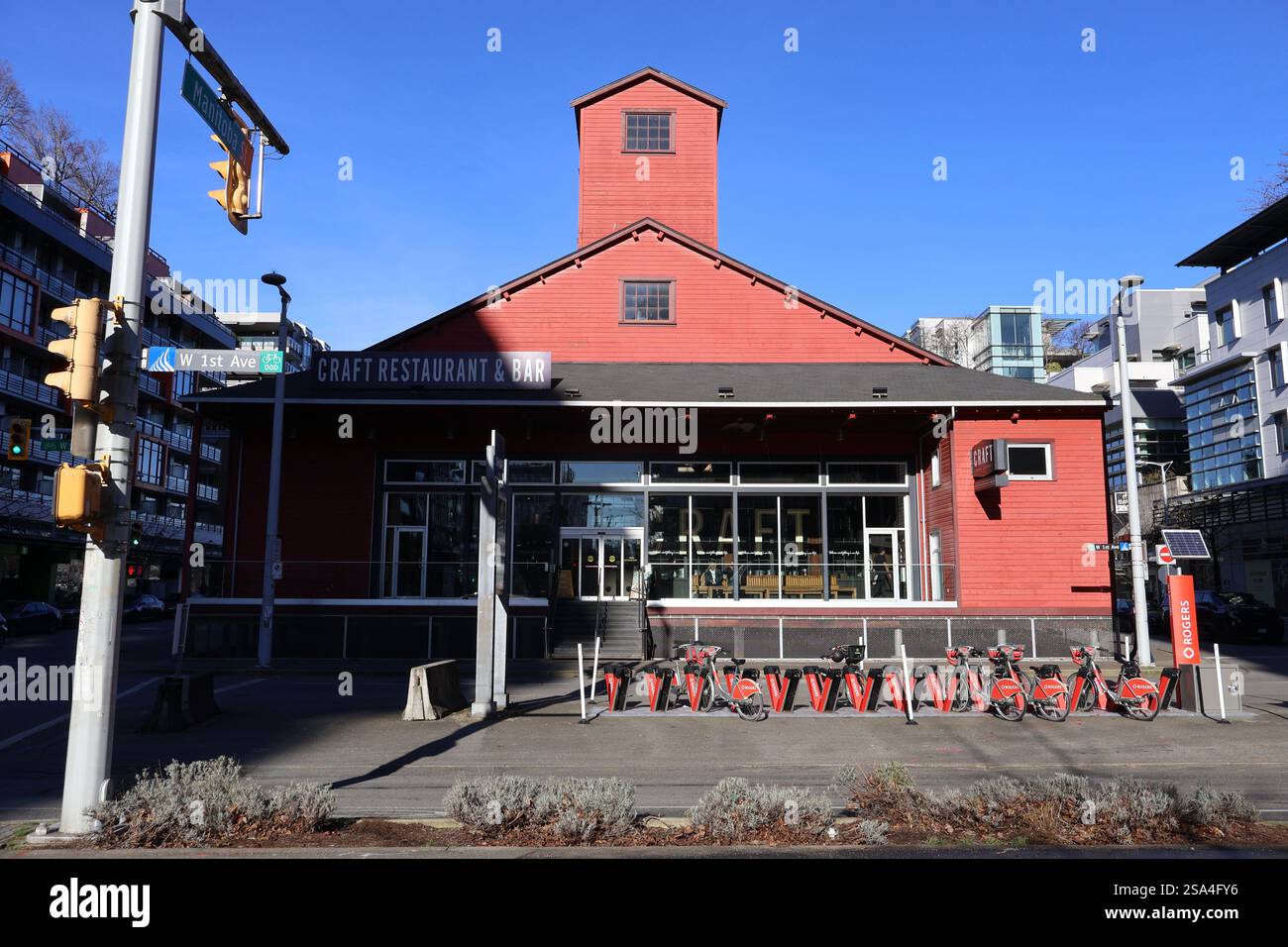 The Salt Building in Olympic Village, Vancouver, BC. Built in 1932, it ...