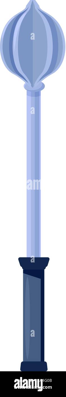 Medieval mace weapon standing upright, showcasing its spiked head and ...