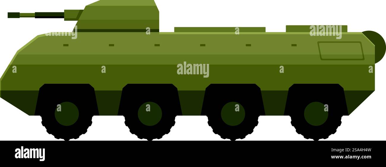 Military tracked vehicle designed for transporting troops and engaging ...