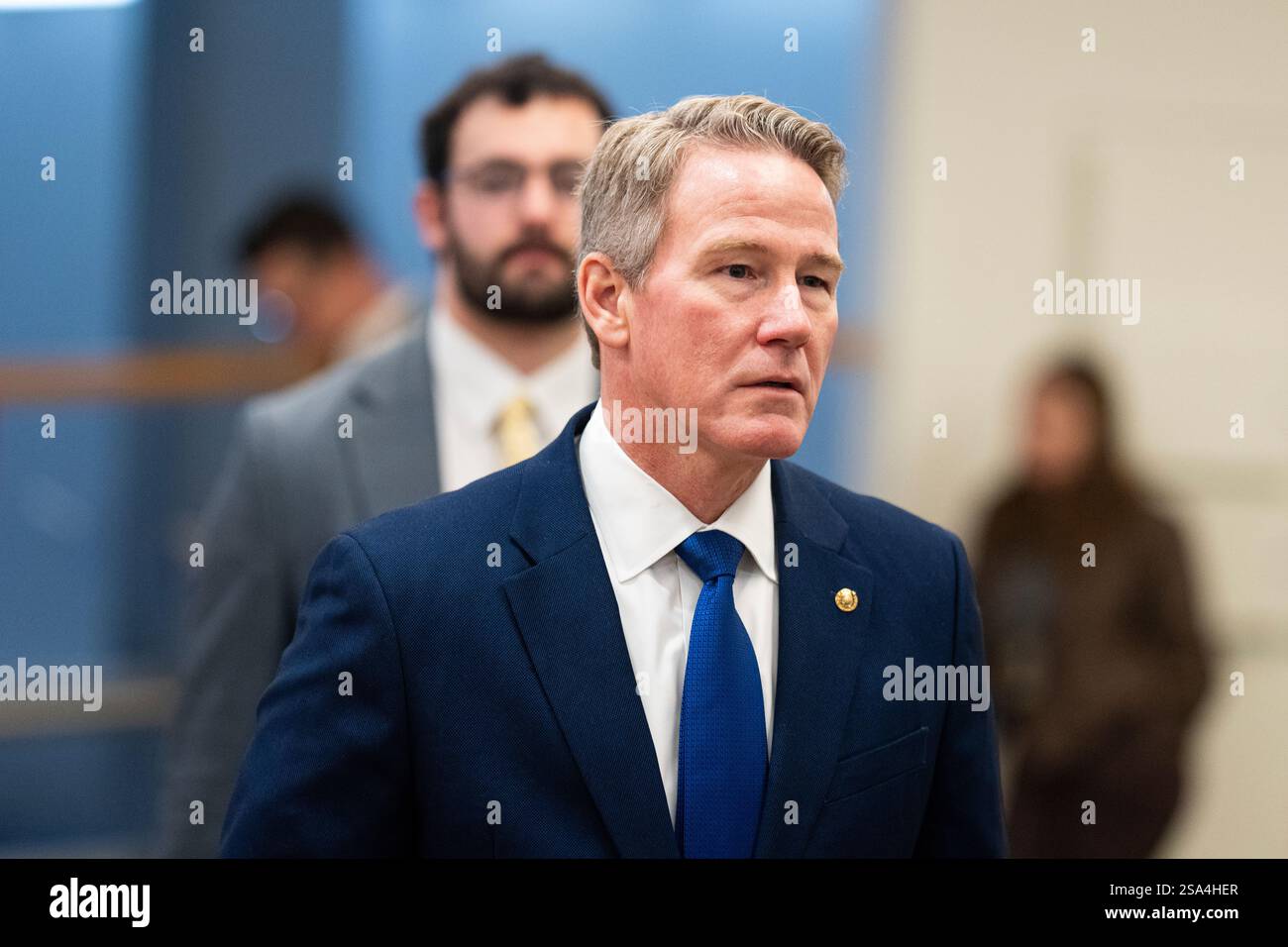 UNITED STATES - JANUARY 28: Sen. Jon Husted, R-Ohio, arrives in the ...