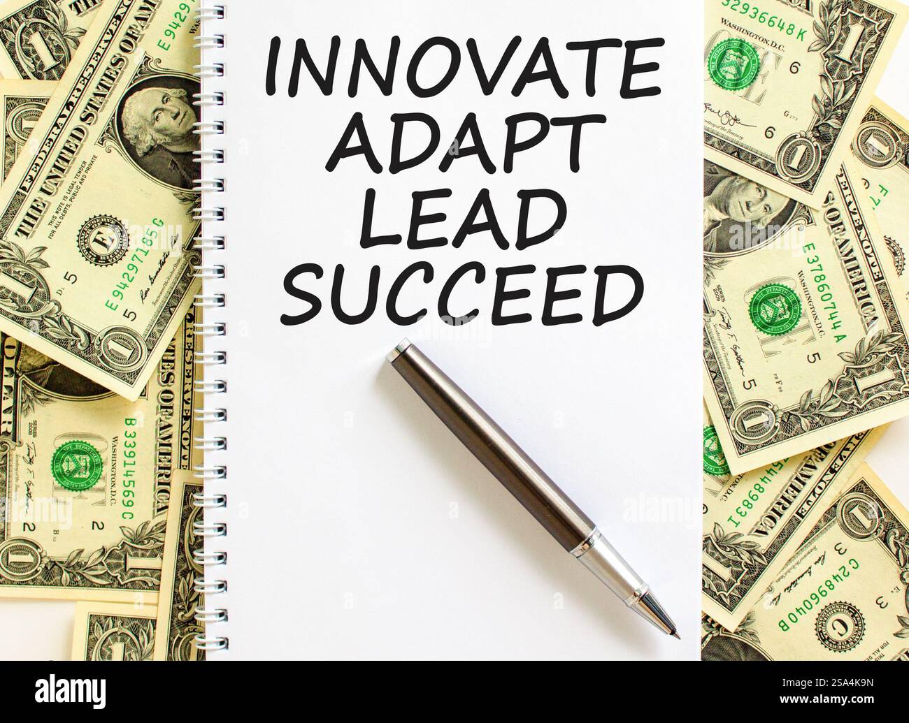 Innovate adapt lead succeed symbol. Concept words Innovate Adapt Lead ...