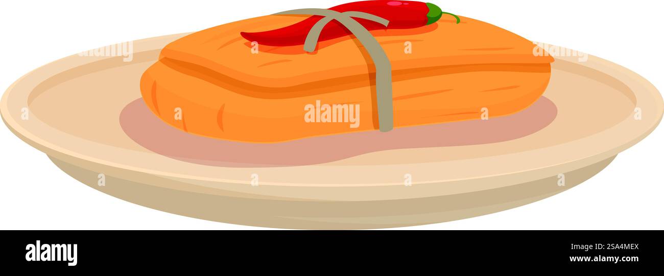 Traditional mexican tamale is lying on a plate hi-res stock photography ...