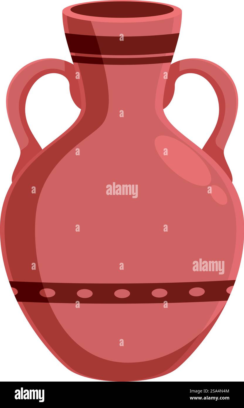 Illustration featuring an ancient amphora, highlighting its traditional ...