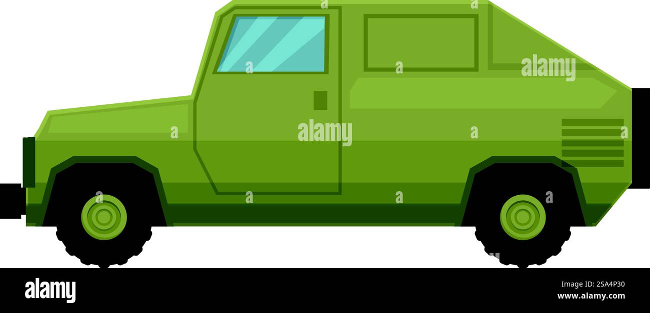 Illustration of a powerful military vehicle used for transportation in ...