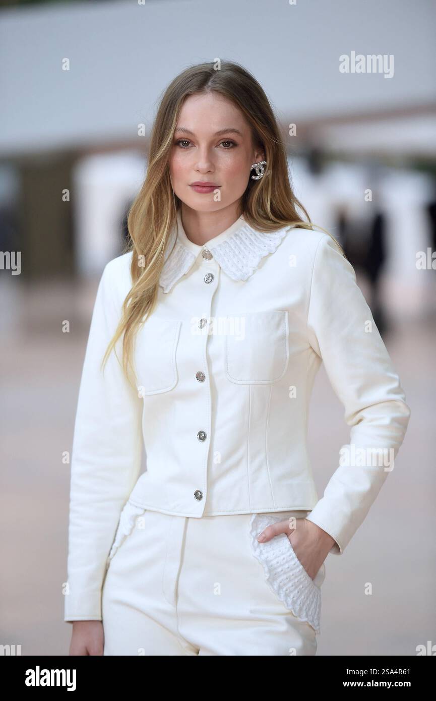 Hannah Dodd at the Chanel Haute Couture Spring/Summer 2025 fashion show ...