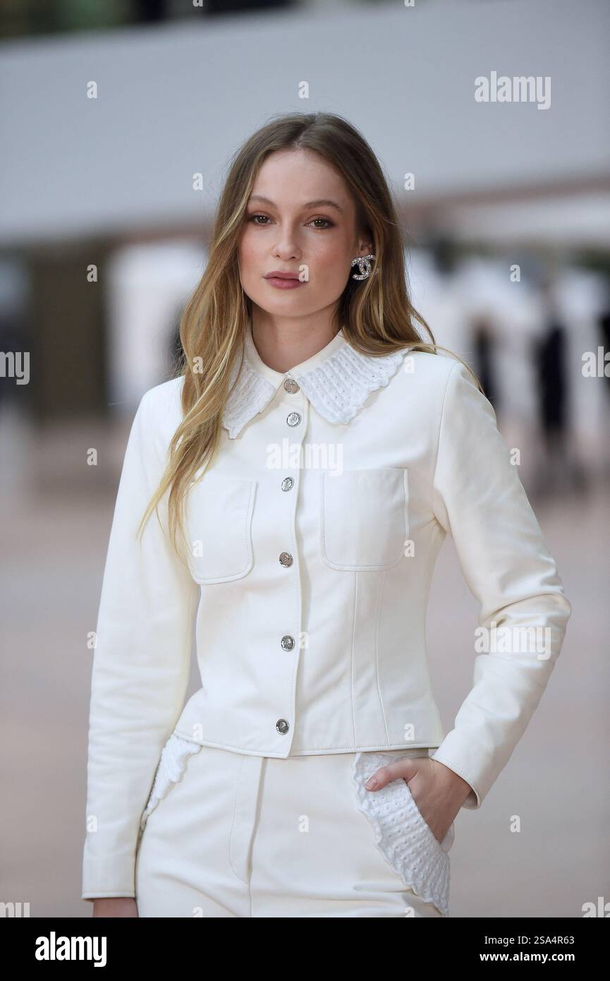 Hannah Dodd at the Chanel Haute Couture Spring/Summer 2025 fashion show ...