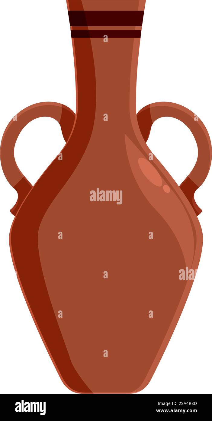 Brown ceramic amphora with handles hi-res stock photography and images ...