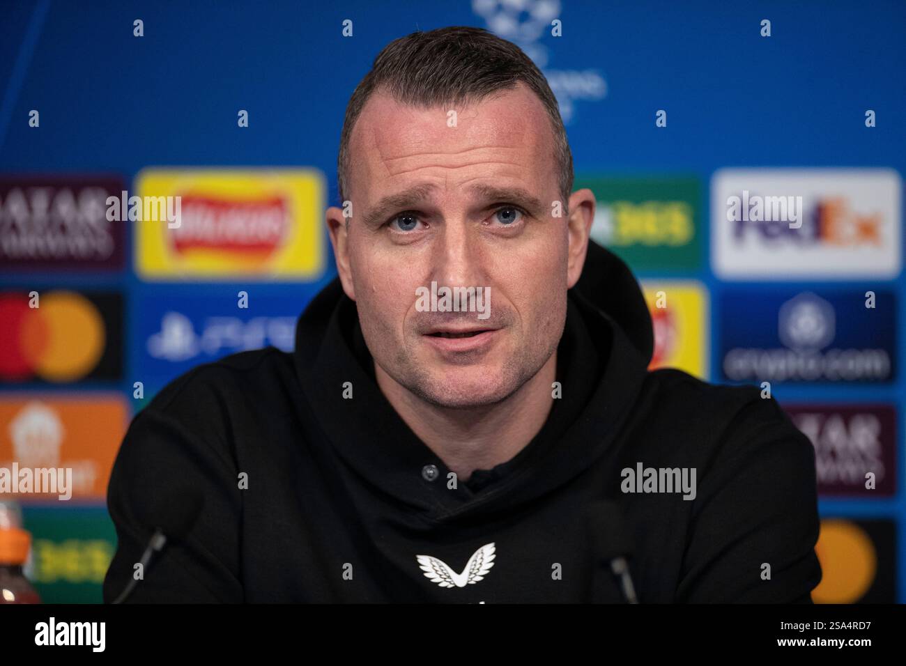 Club Brugge manager Nicky Hayen during Club Brugge's Press Conference ...