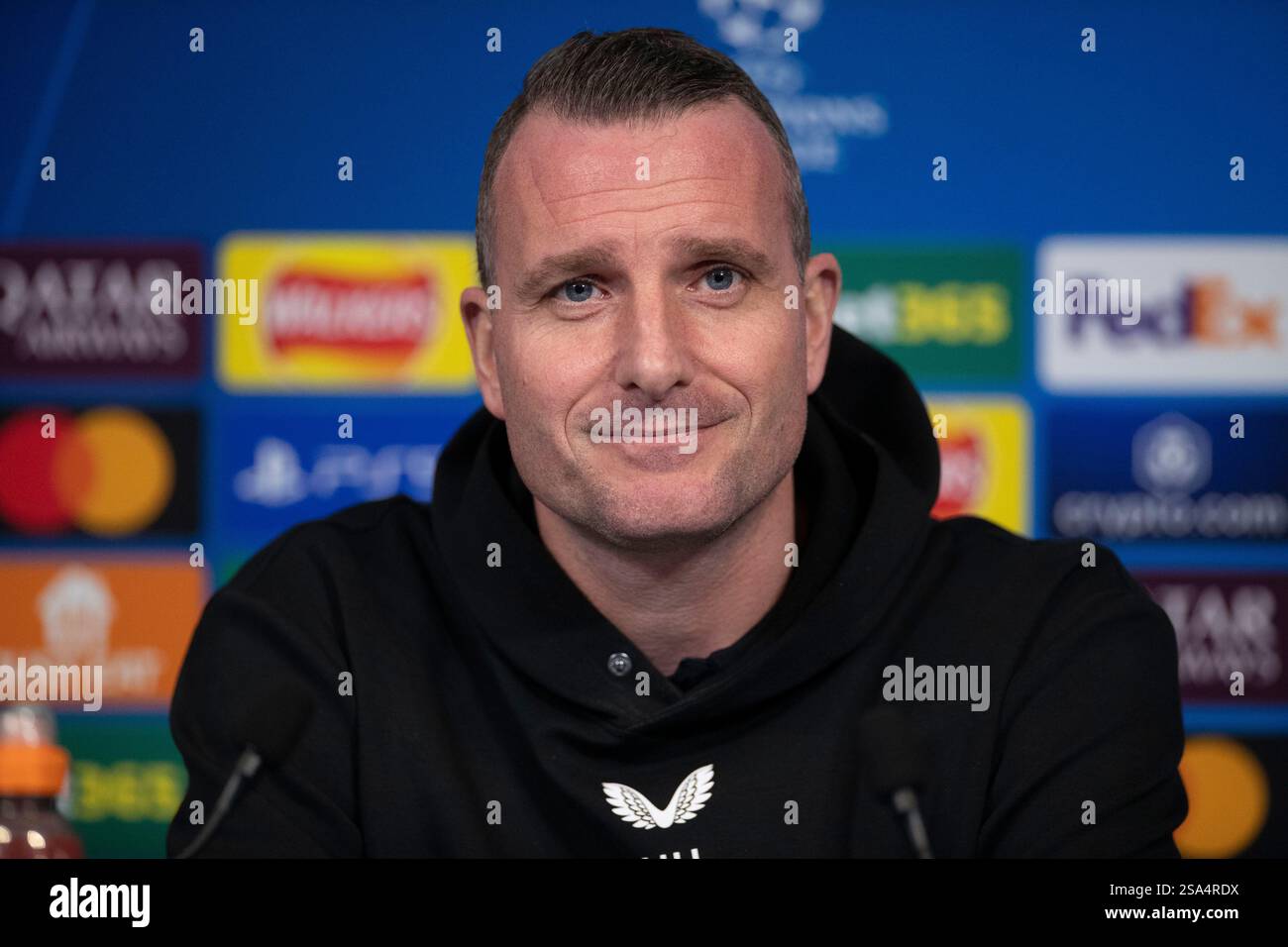 Club Brugge manager Nicky Hayen during Club Brugge's Press Conference ...