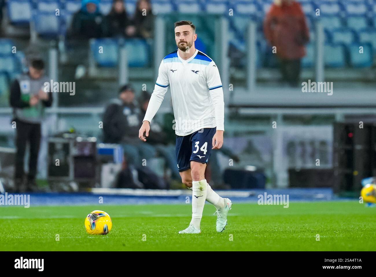 Rome, Italy. 26th Jan, 2025. Mario Gila of SS Lazio during the Serie A ...