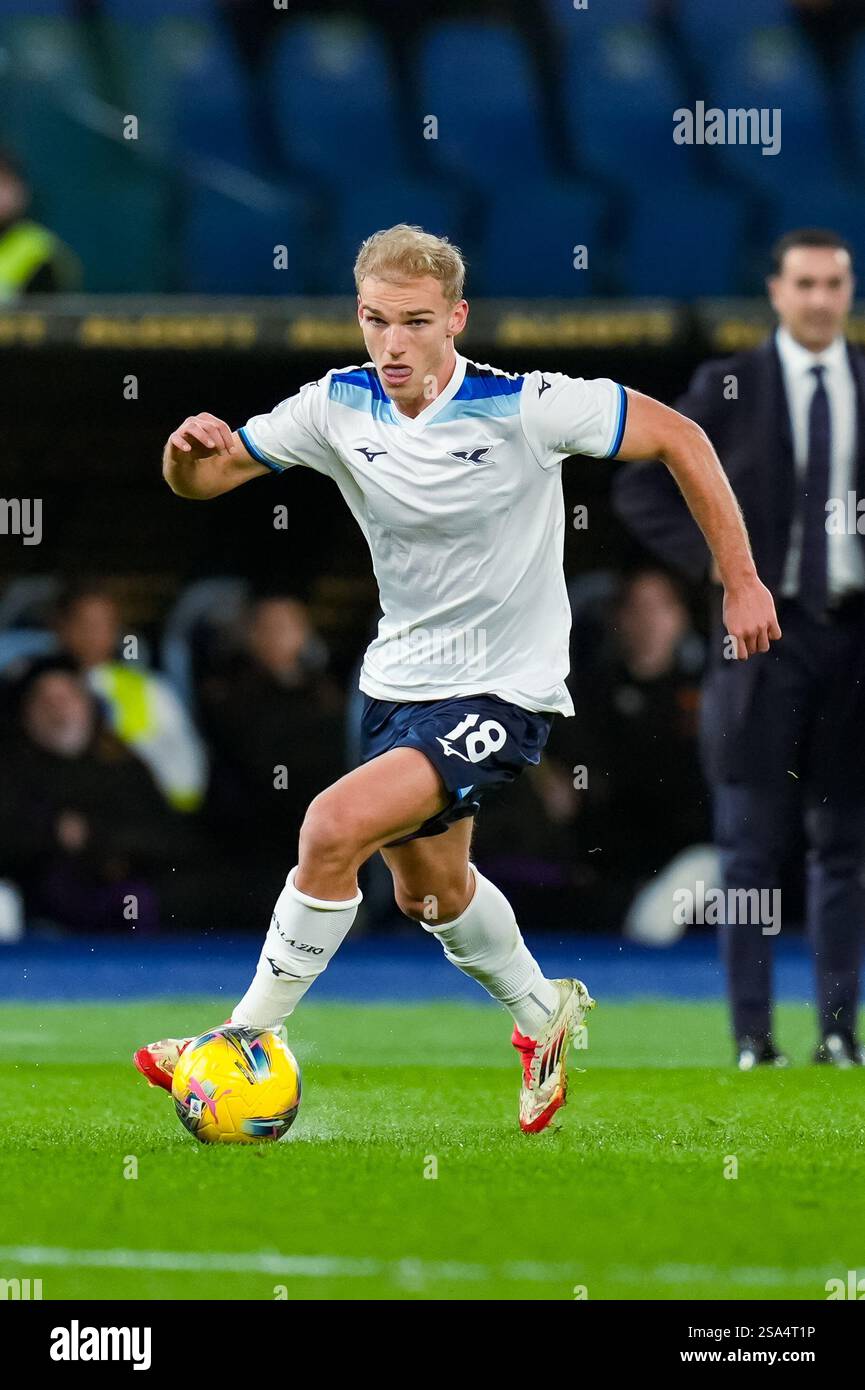 Rome, Italy. 26th Jan, 2025. Gustav Isaksen of SS Lazio during the ...