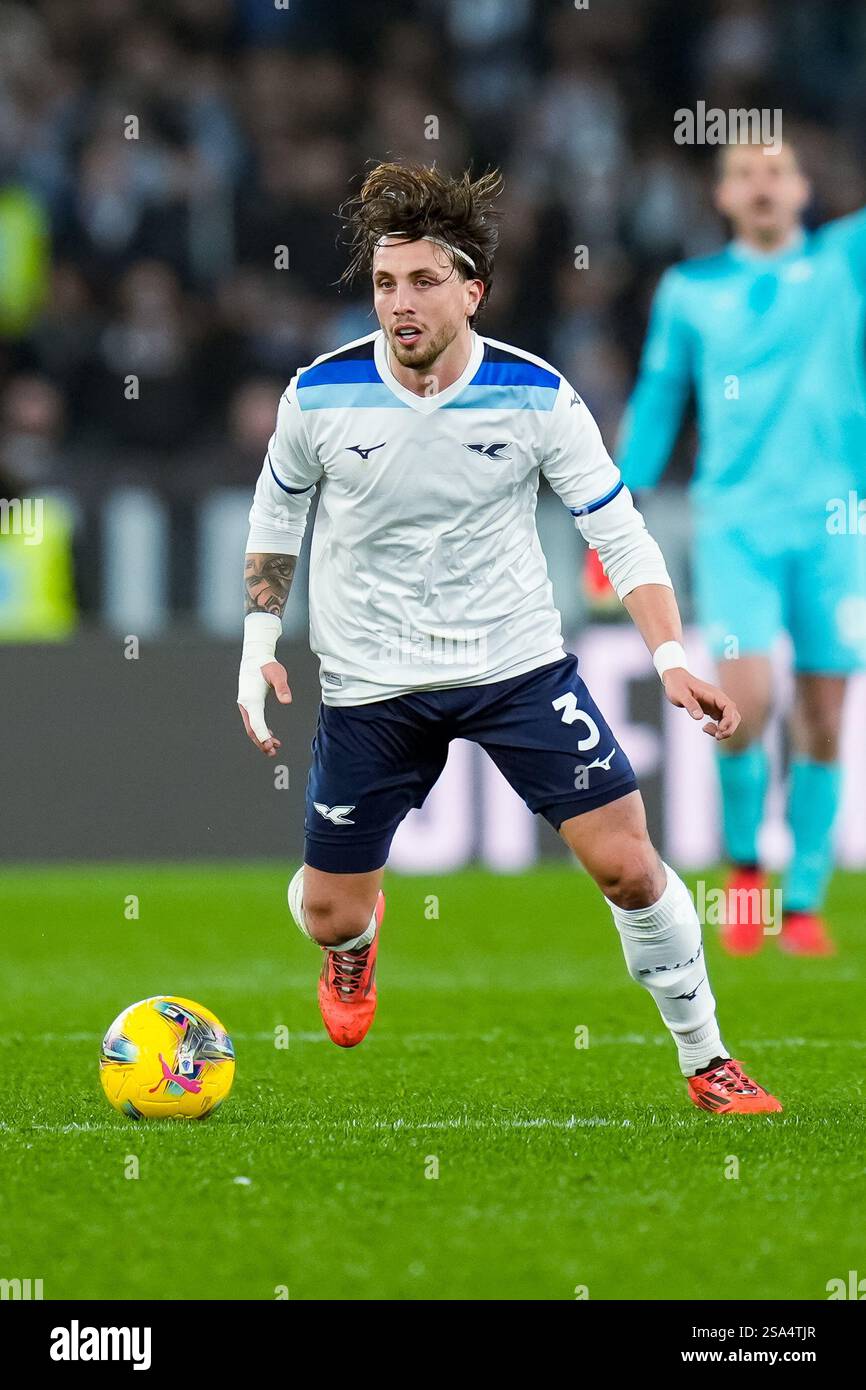 Rome, Italy. 26th Jan, 2025. Luca Pellegrini of SS Lazio during the Serie A Enilive match ...