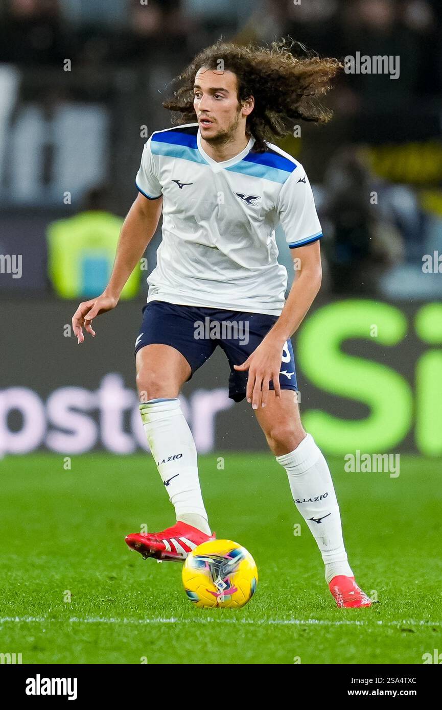 Luca Pellegrini of SS Lazio during the Serie A Enilive match between SS Lazio and ACF Fiorentina ...