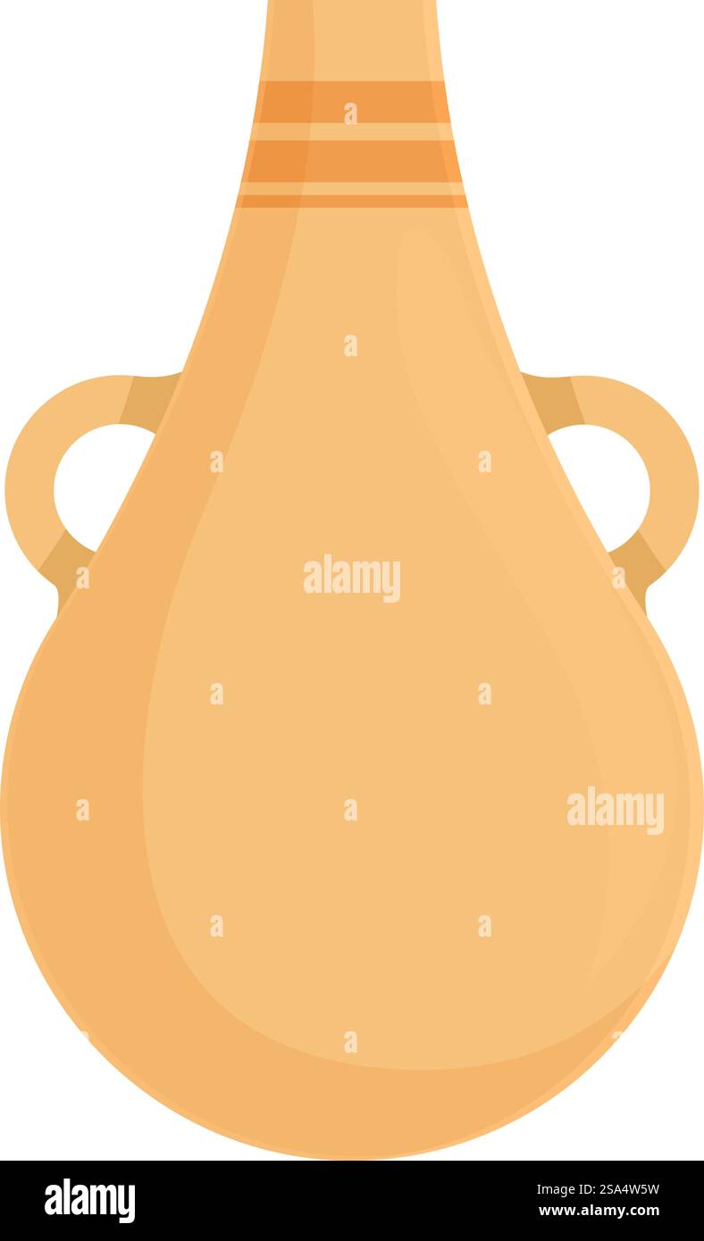 Amphora with two handles Stock Vector Images - Alamy