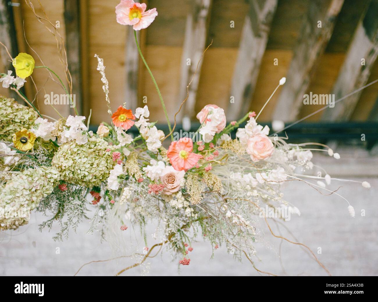 Stunning ceiling display colorful flowers hi-res stock photography and ...
