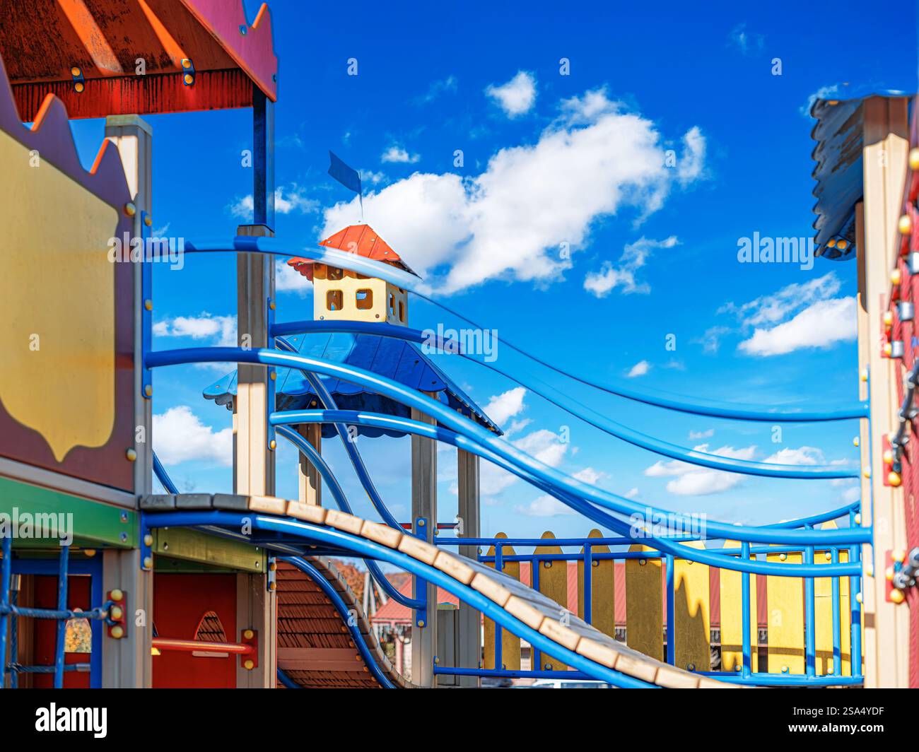 Colorful playground area in summer hi-res stock photography and images ...
