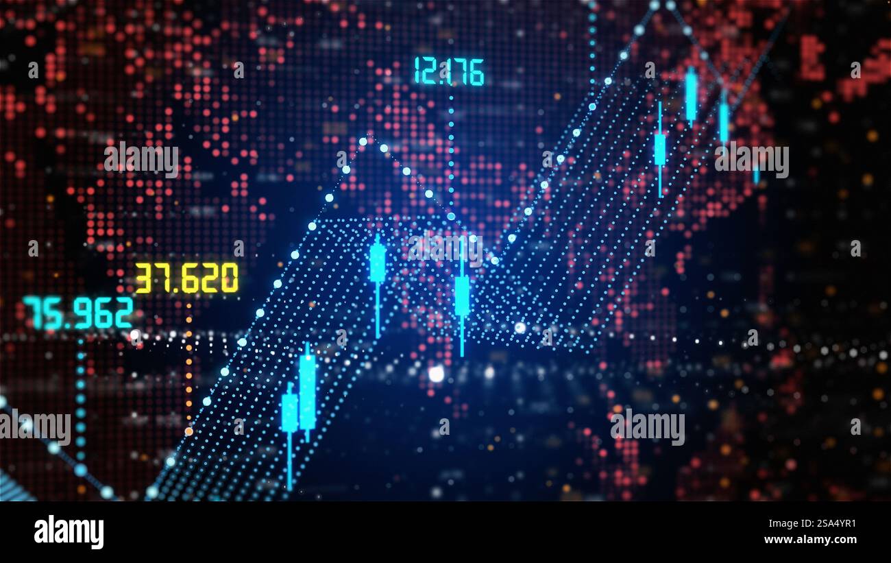 Animation showing financial data analysis hi-res stock photography and images - Alamy