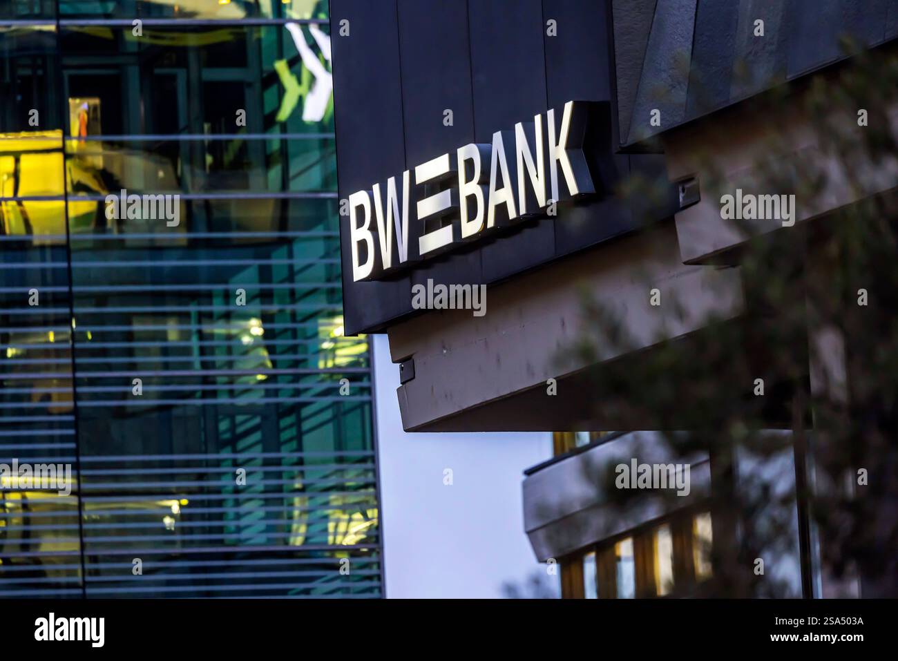 BW Bank Stuttgart. // 28.01.2025: Stuttgart, Baden-Württemberg ...