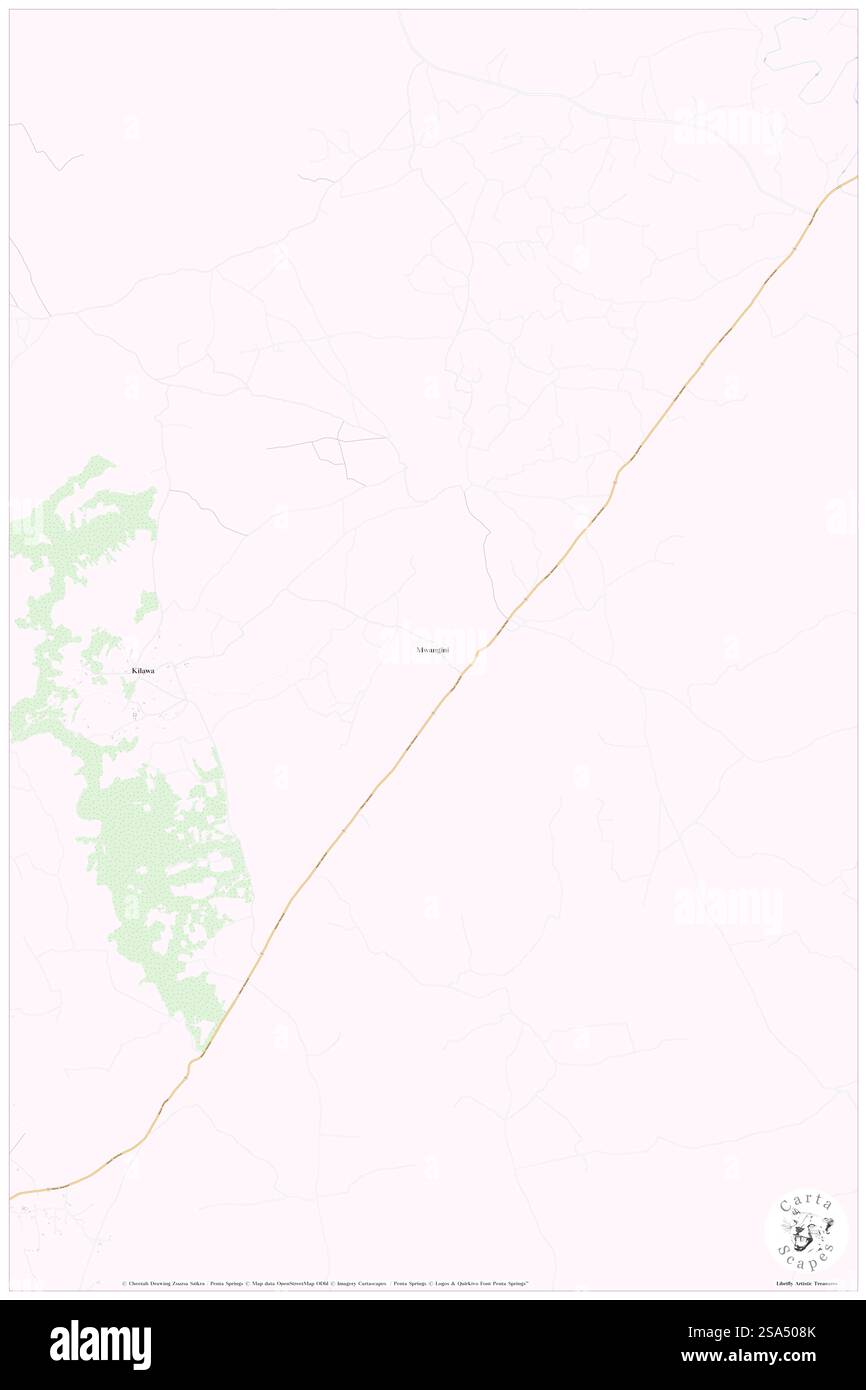Kalalali, KE, Kenya, Kitui, S 2 7' 59'', N 38 7' 0'', map, Cartascapes ...