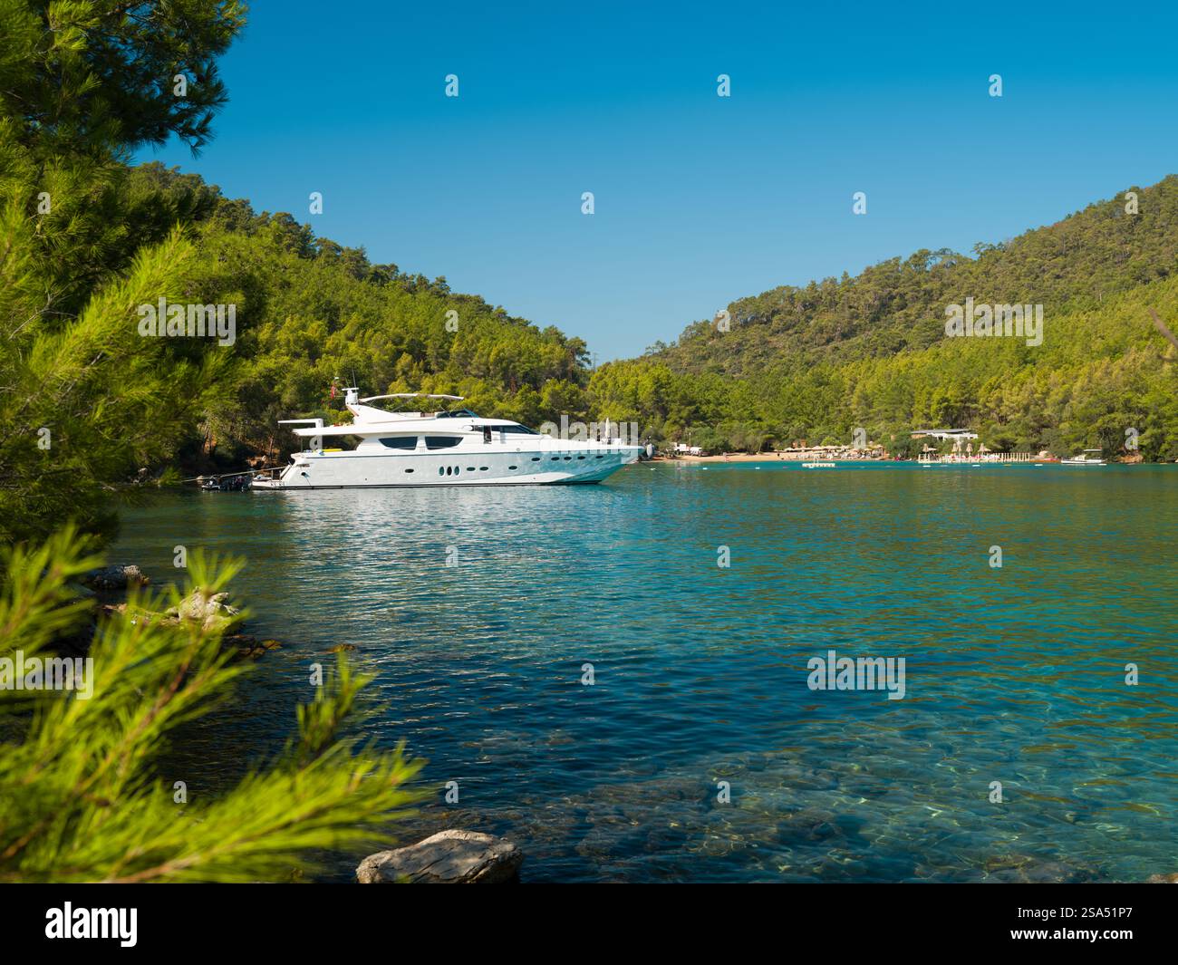 Wide angle nature paradise bay hi-res stock photography and images - Alamy