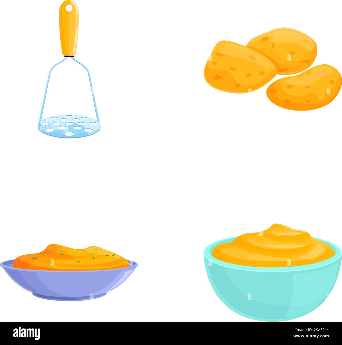 Potato process Cut Out Stock Images & Pictures - Alamy