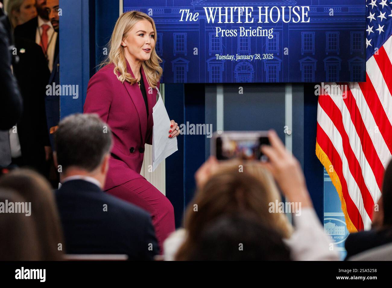 Washington, United States. 28th Jan, 2025. White House Press Secretary ...