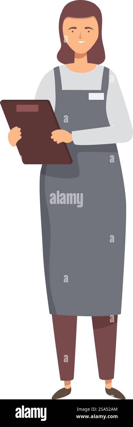 Woman work in small Cut Out Stock Images & Pictures - Alamy