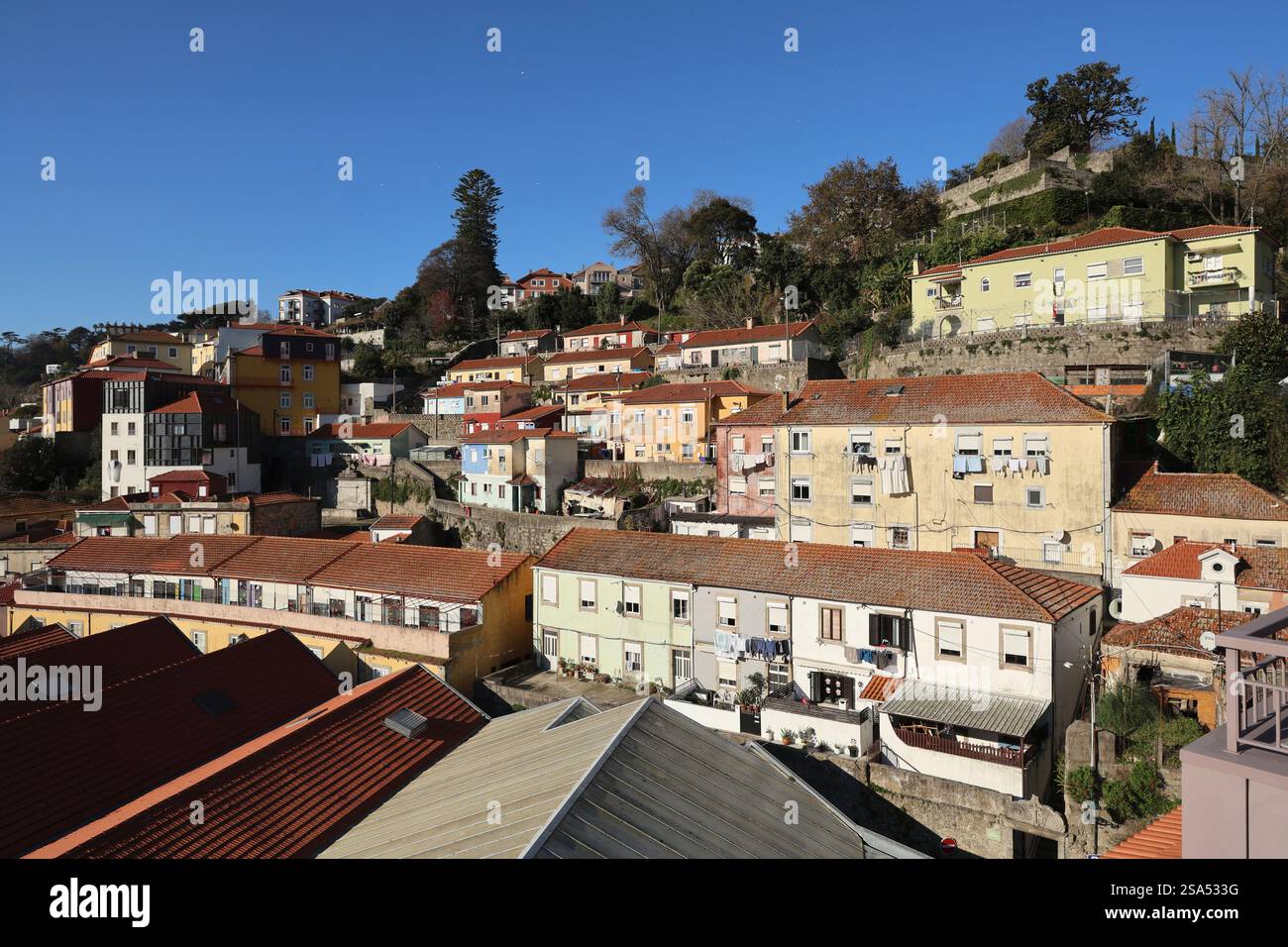 A hillside working class neighborhood near Jardim das Virtudes ...
