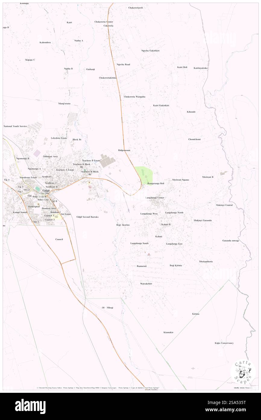 Kipipiri Road, KE, Kenya, Nakuru, S 0 30' 1'', N 36 21' 31'', map ...