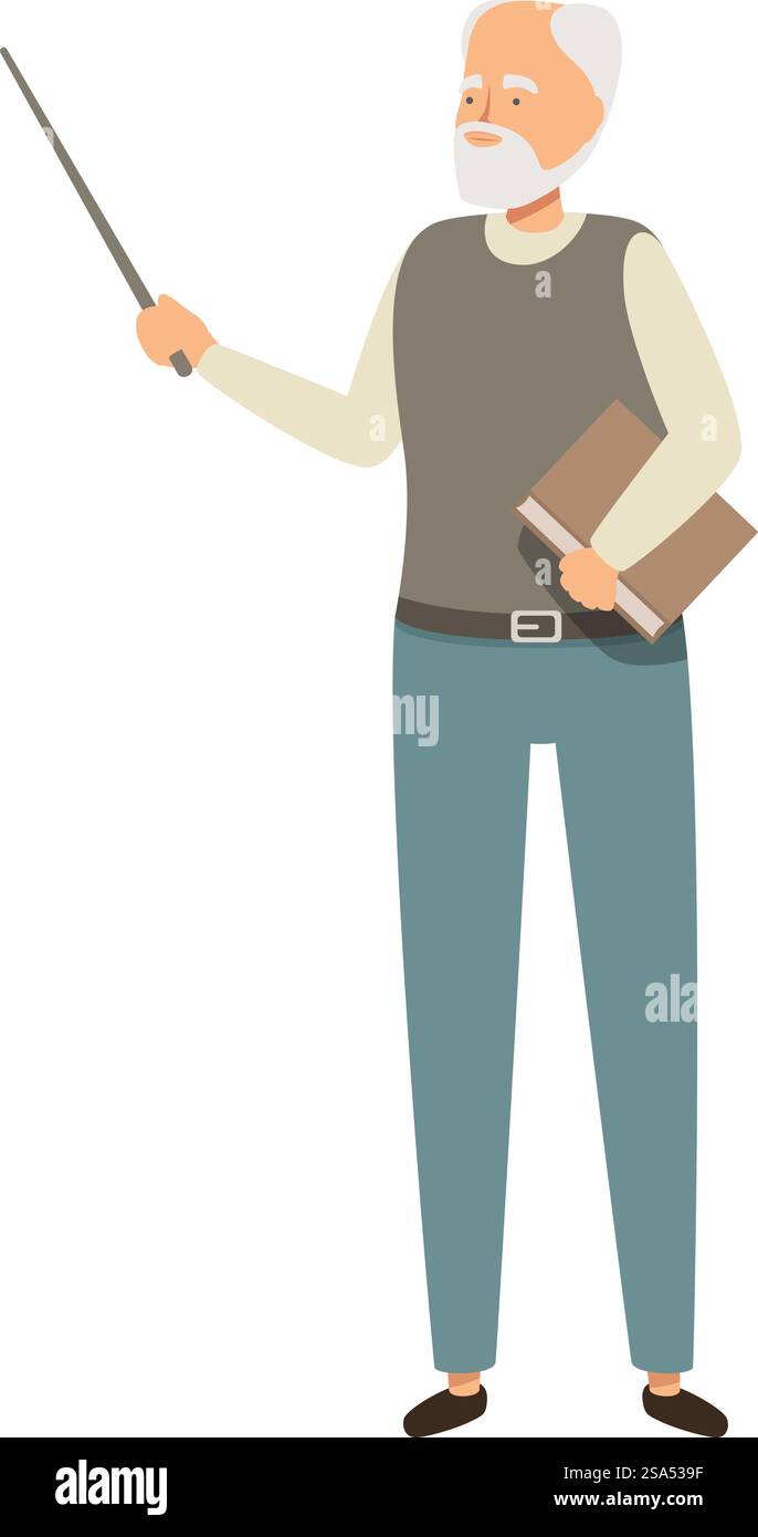 Senior person in college Stock Vector Images - Alamy