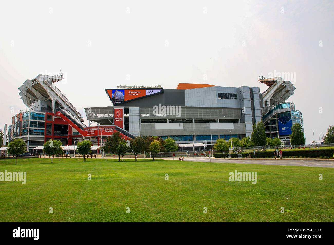 Cleveland, Ohio, USA - 2 August 2023: Impressive football sports venue ...