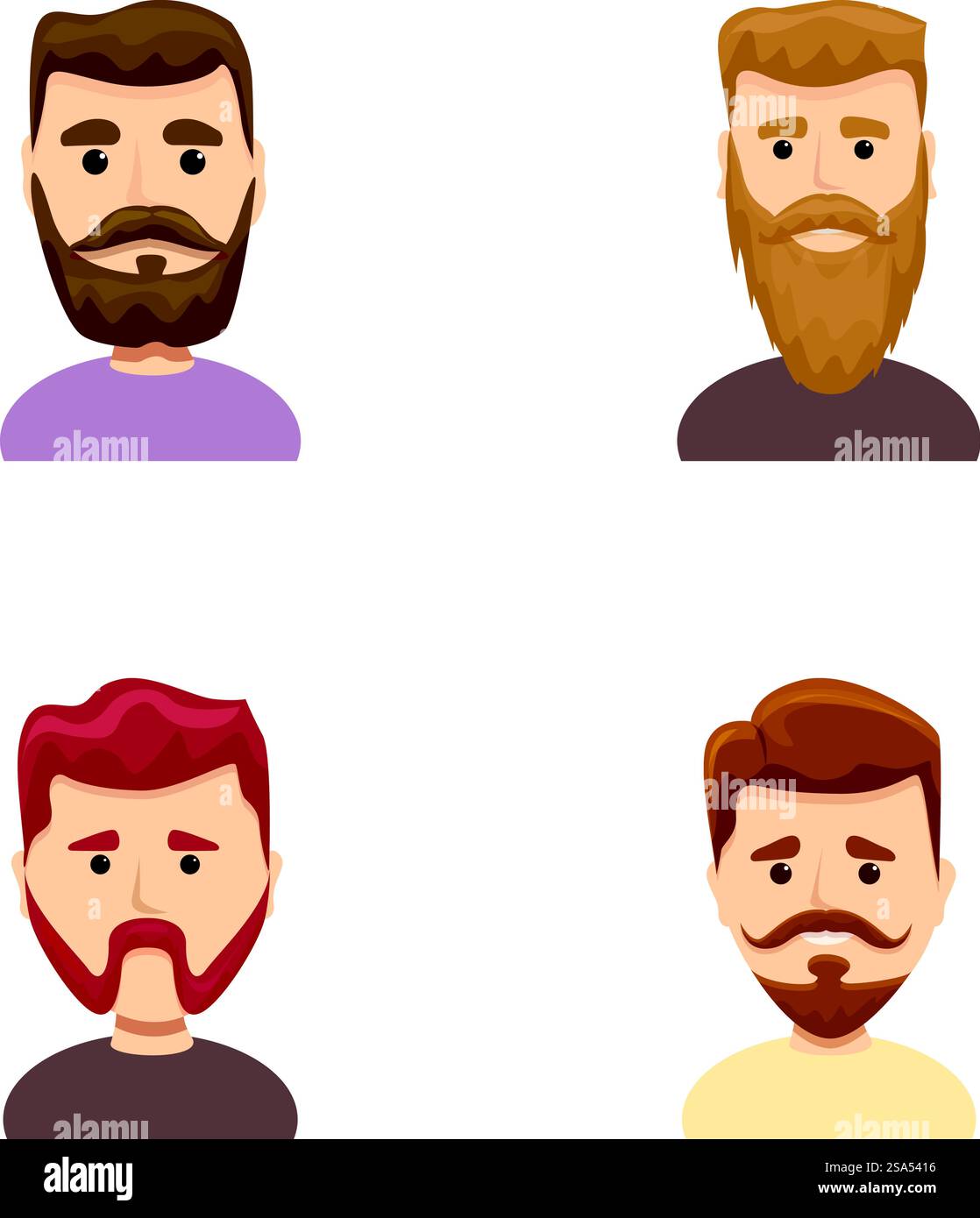 Men icons set cartoon vector. Cartoon men of different age and ...
