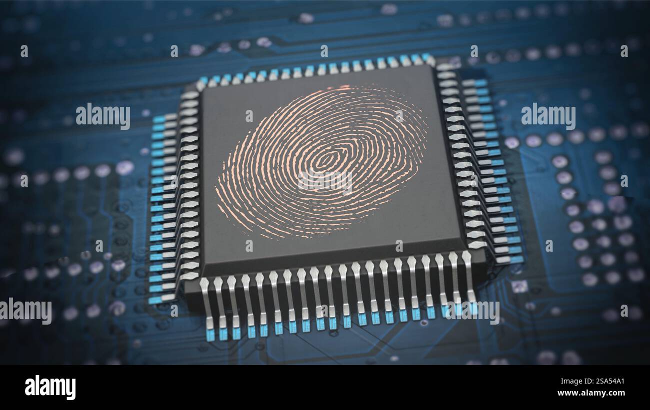 Authentication of identity - Access to personal data Stock Photo - Alamy